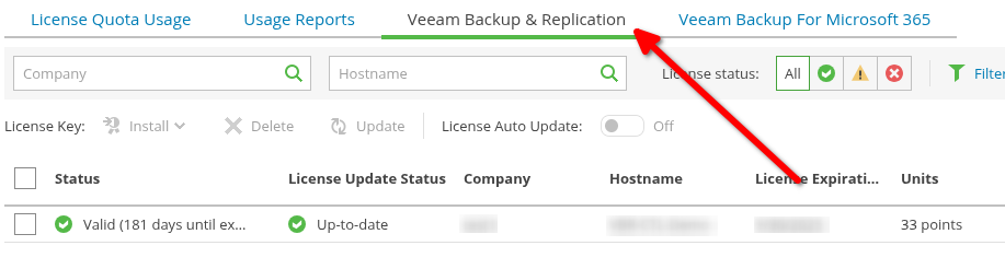 How to License Veeam Backup and Replication Server