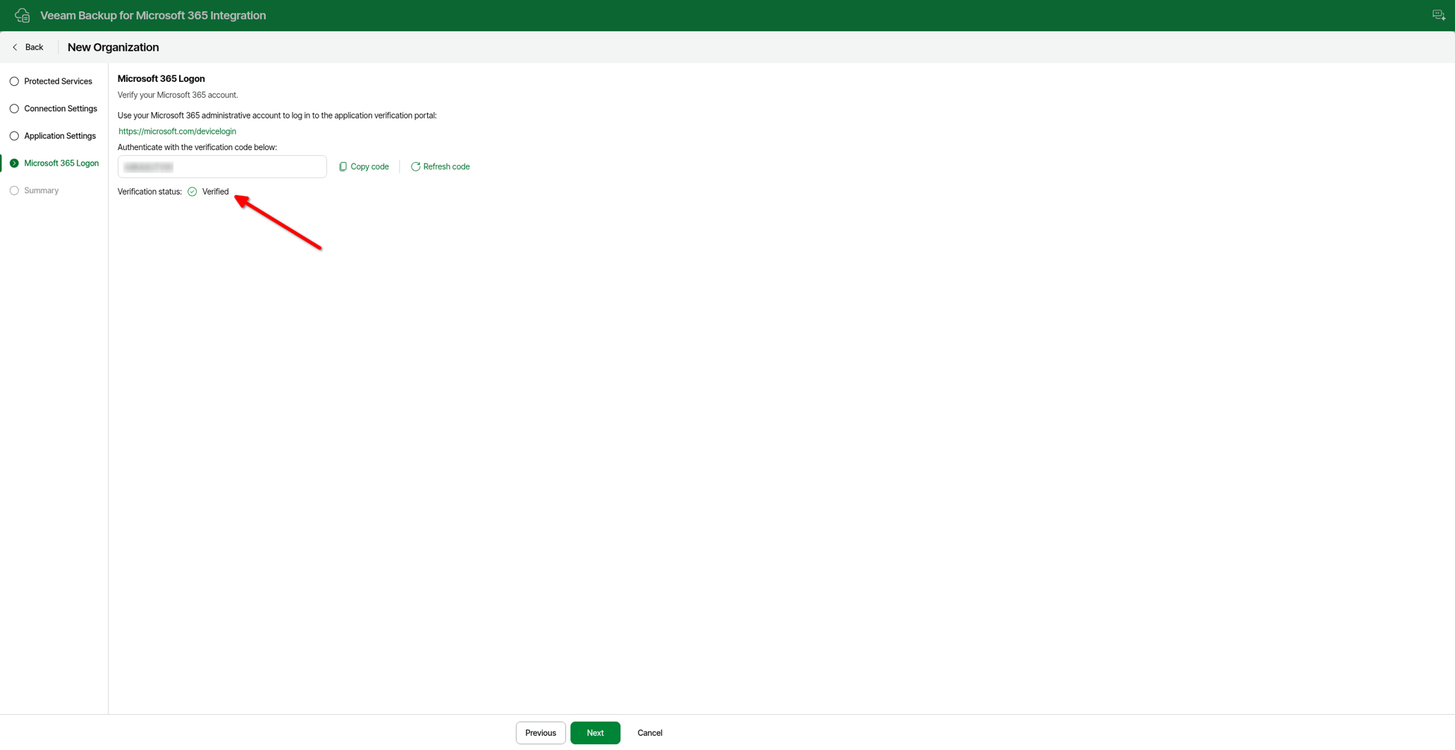Connect Veeam Backup for M365 to M365 Organization
